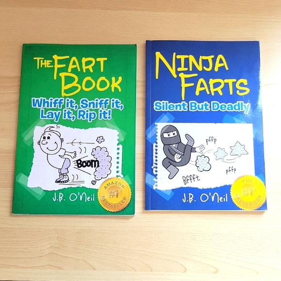 Toys | The Fart Book And Ninja Farts By Jp Oneil | Poshmark